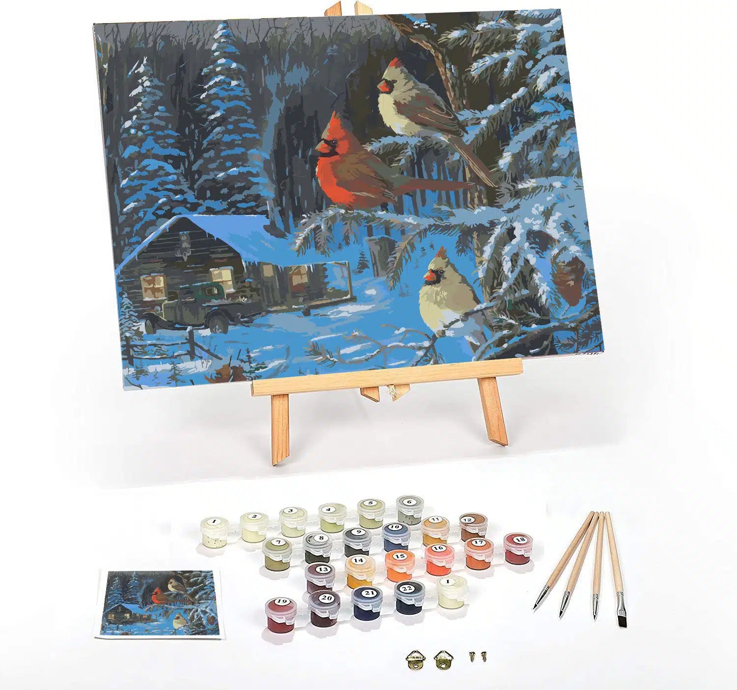 Cabin Fever Doughty- Ledgebay - Premium Paint By Numbers Kit