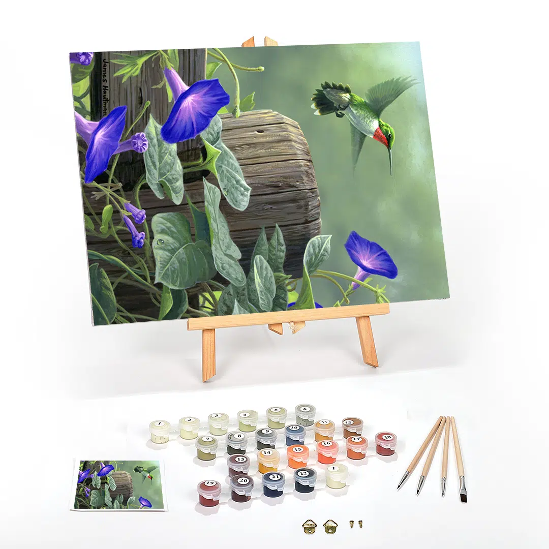 Hummingbird- Ledgebay - Premium Paint By Numbers Kit