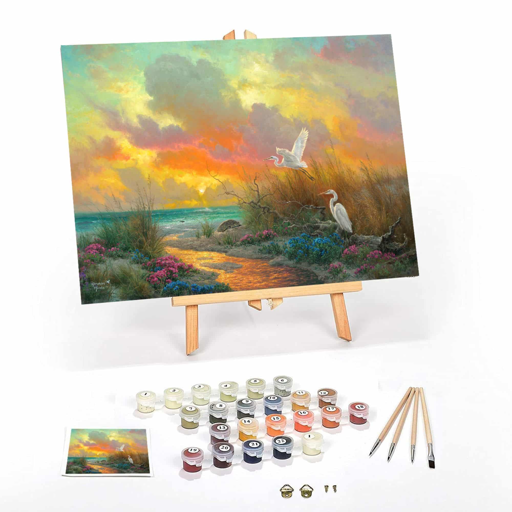 Morning Glory- Ledgebay - Premium Paint By Numbers Kit